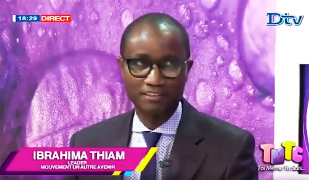 Ibrahima Thiam s'exprime dans l'émission TMTC sur la chaîne DTV
